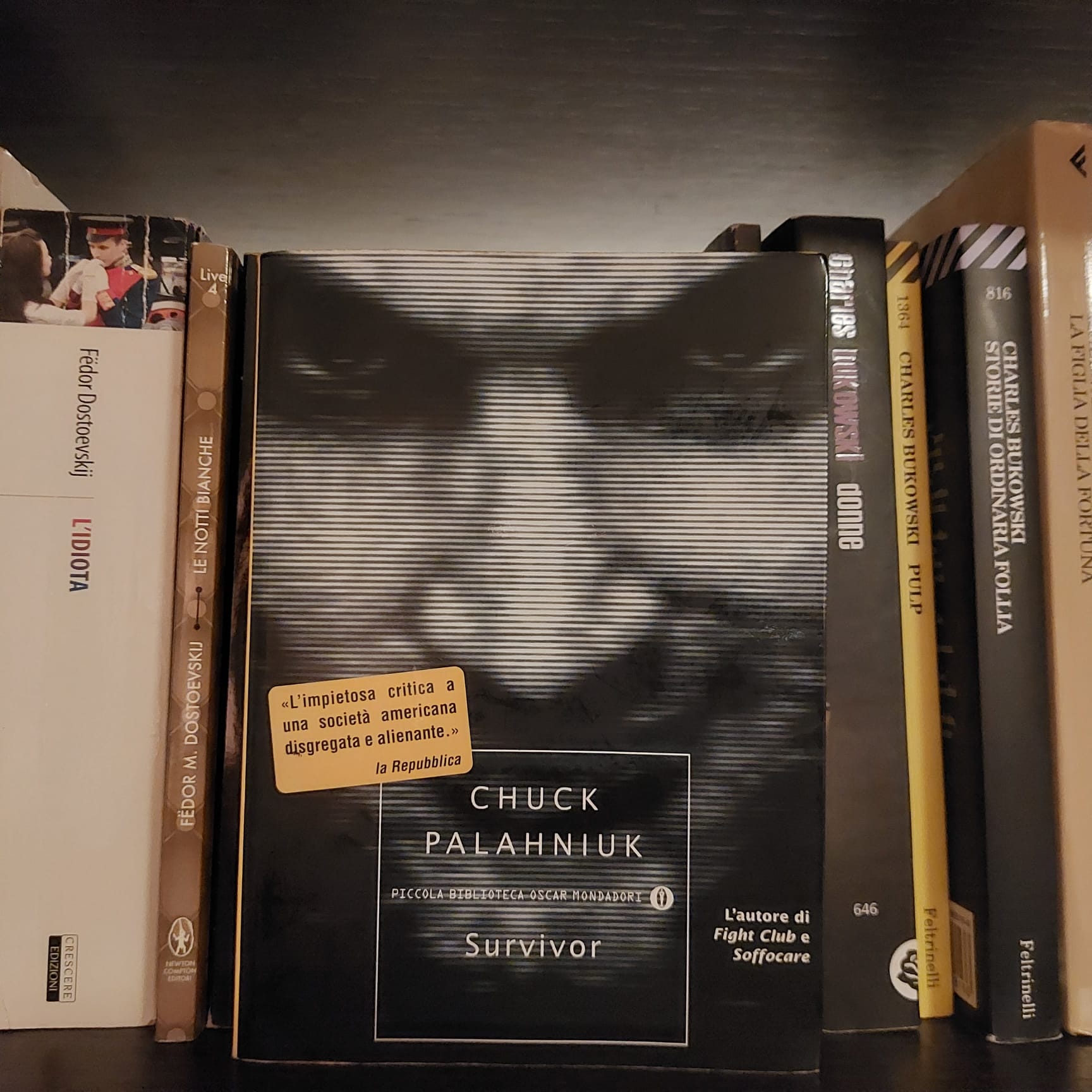 Survivor di Chuck Palahniuk - Premio Torre Crawford